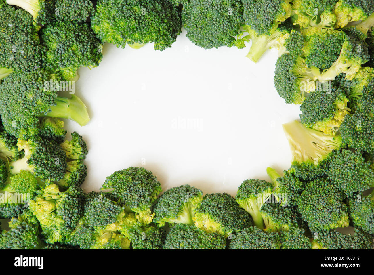 Broccoli texture closeup Stock Photo - Alamy