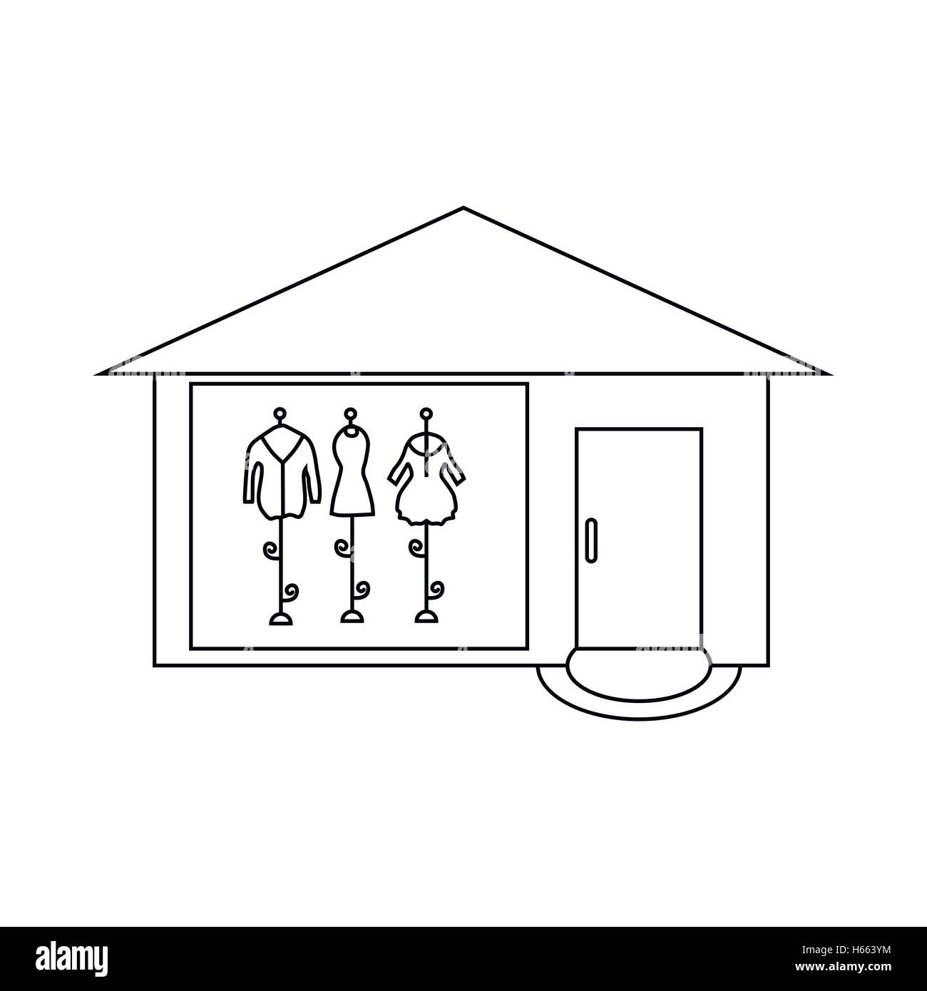 Clothing rack pretty Stock Vector Images - Alamy