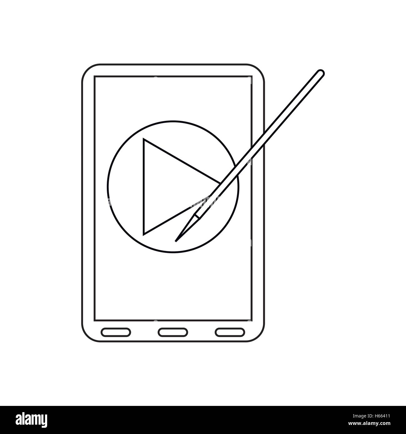 Music video exchange Stock Vector Images - Alamy