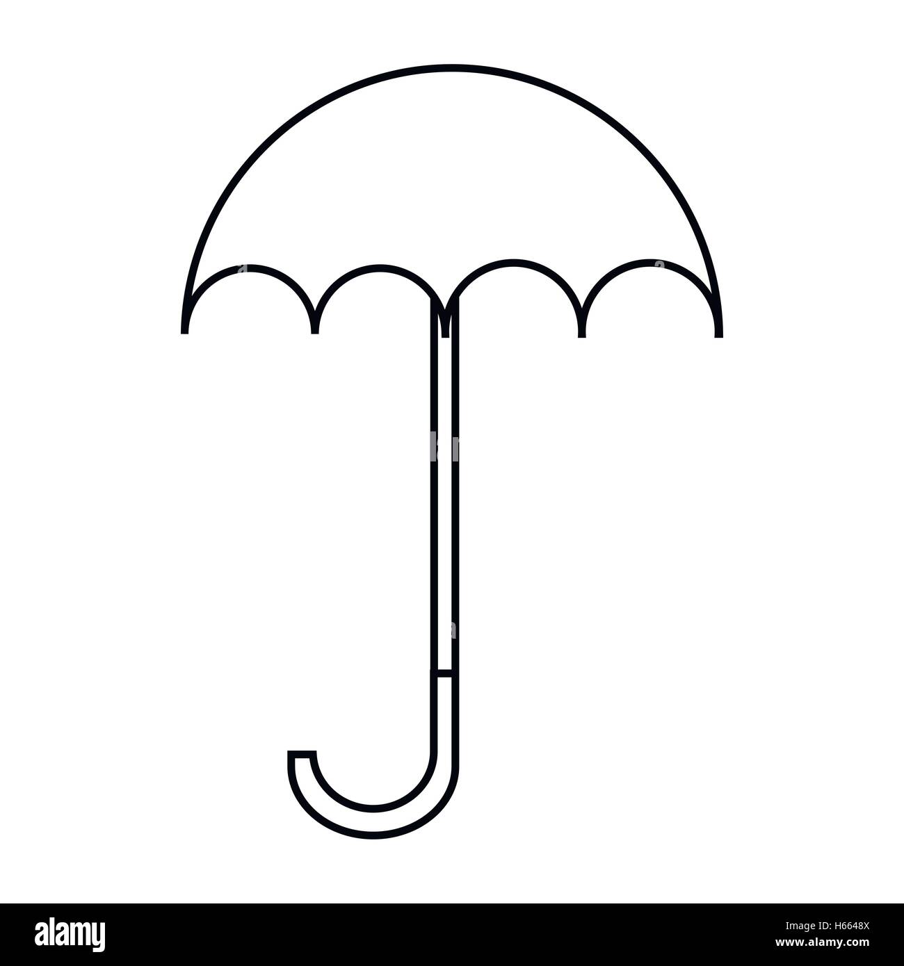 Umbrella icon, outline style Stock Vector Image & Art - Alamy Umbrella icon, outline style Stock Vector Image & Art - Alamy