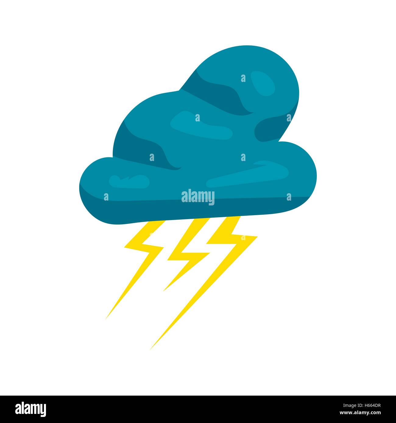 Thunder lightnings storm Cut Out Stock Images & Pictures - Alamy