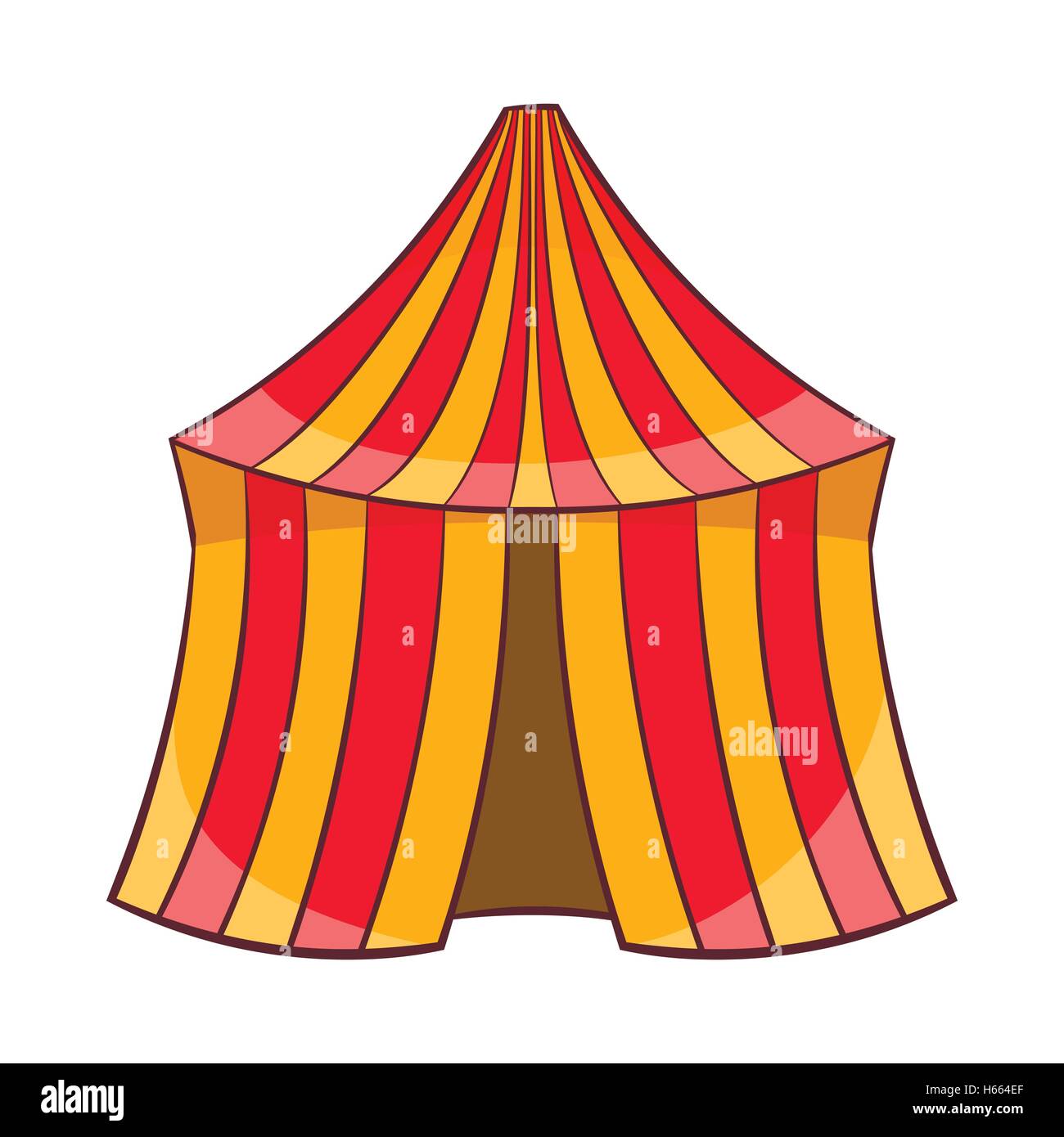 Circus tent icon, cartoon style Stock Vector Image & Art - Alamy