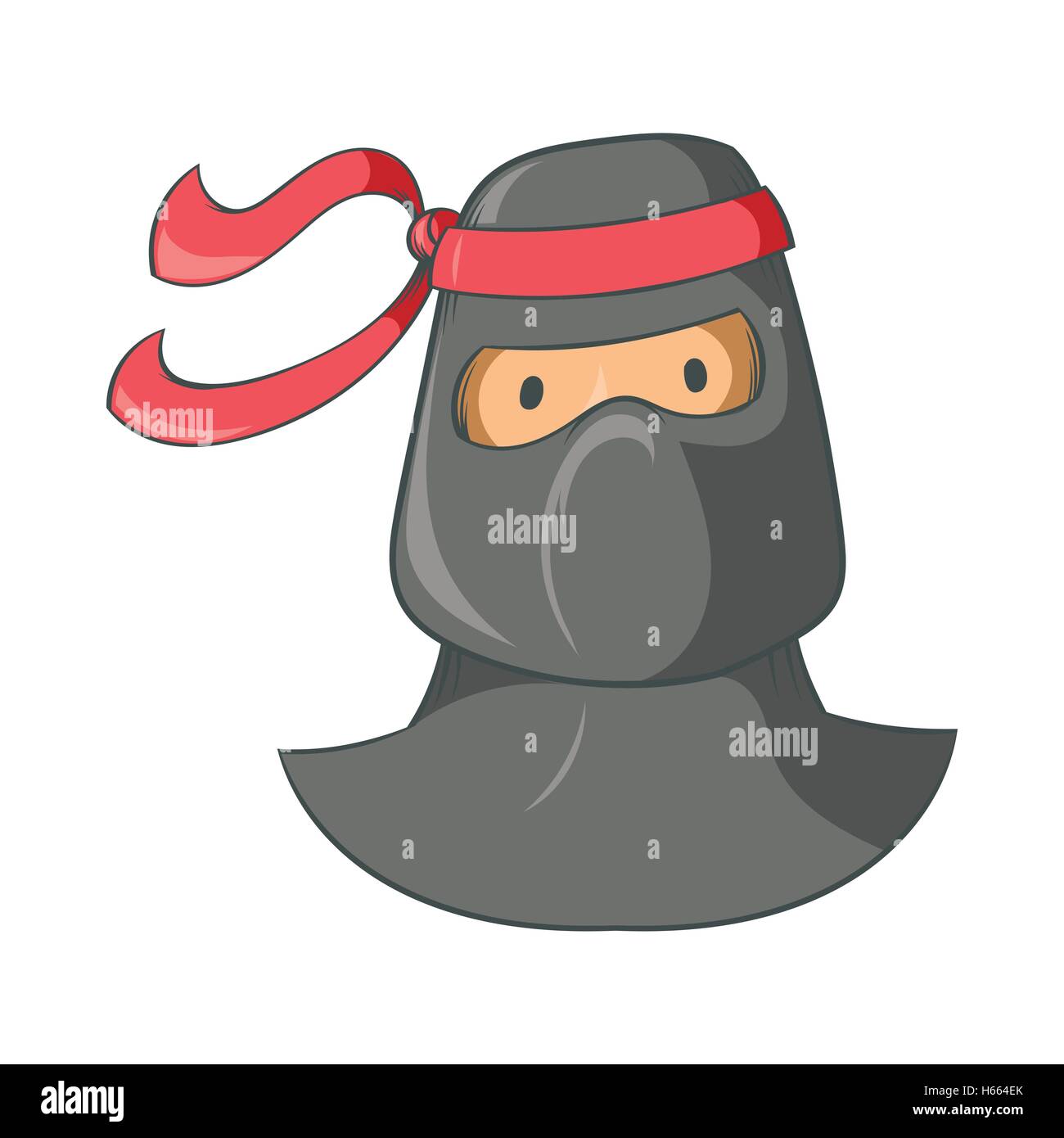 Ninja mascot icon, cartoon style Stock Vector Image & Art - Alamy