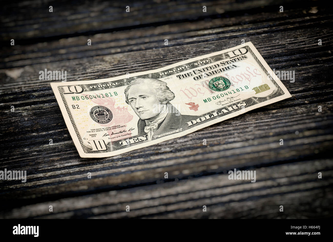 Ten dollar bill hi-res stock photography and images - Alamy