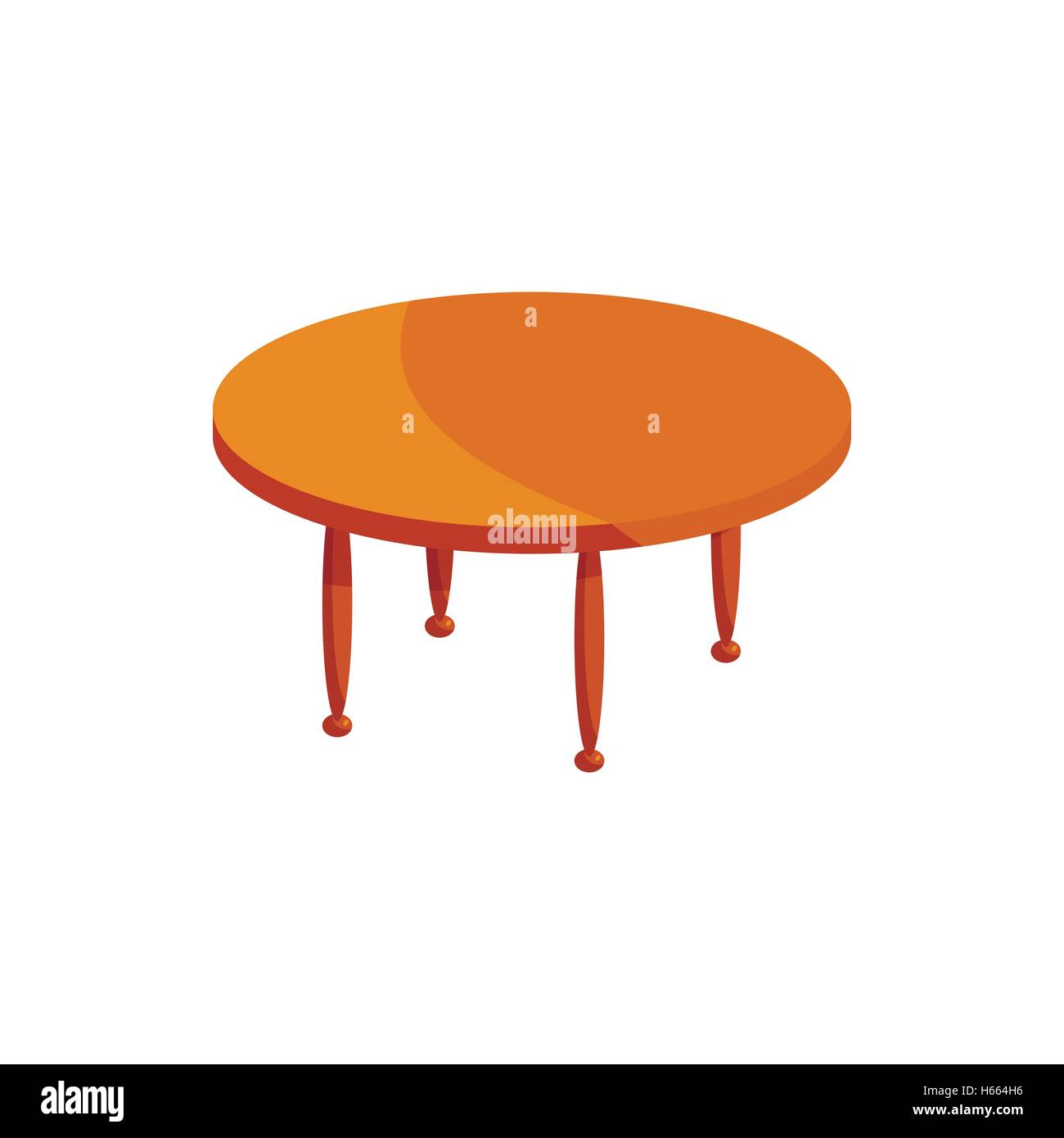 Stylish wooden side table Stock Vector Images - Alamy