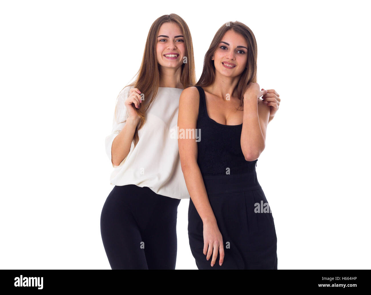 Two woman Cut Out Stock Images & Pictures - Alamy