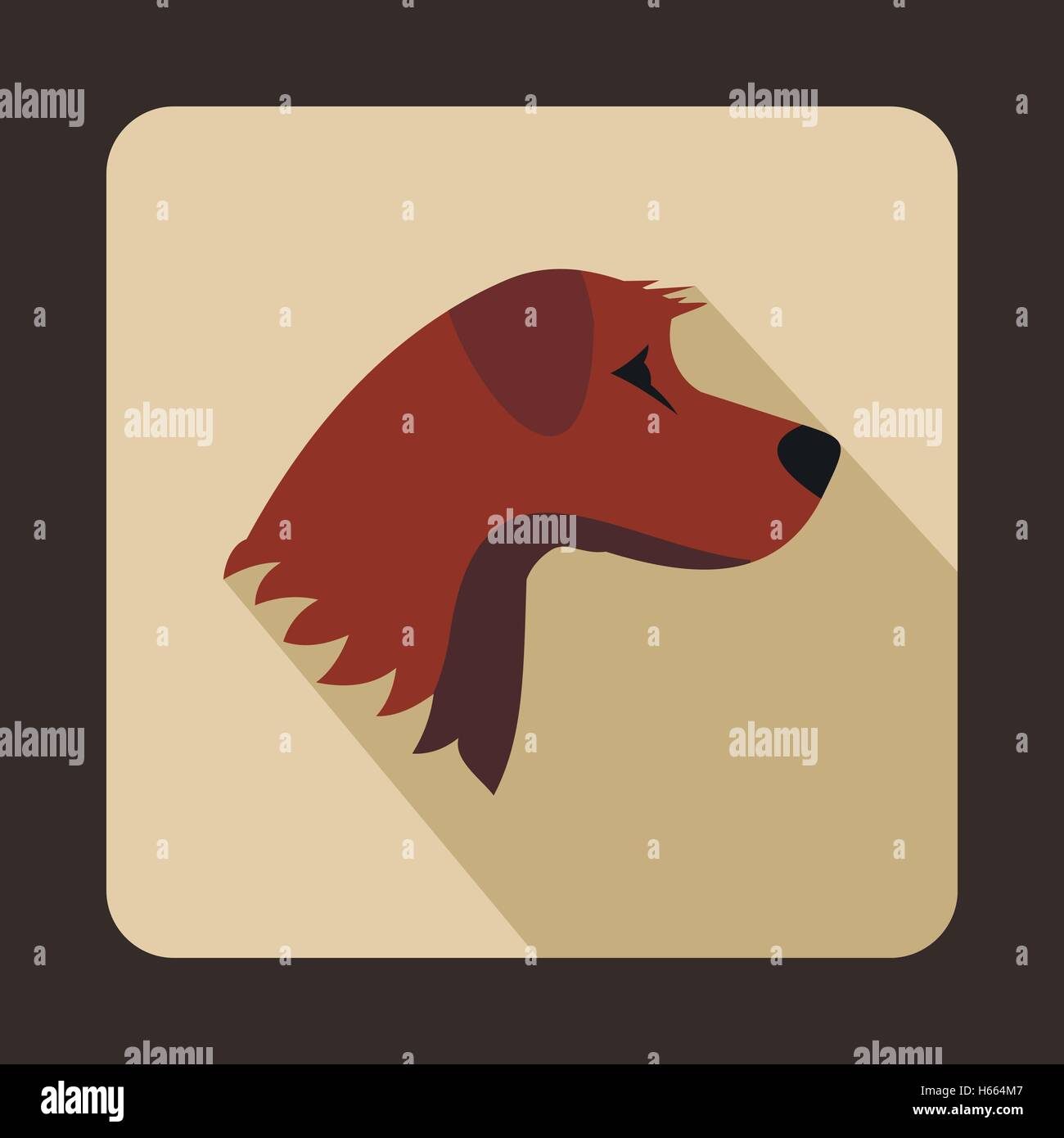 Long fur dog breed Stock Vector Images - Alamy