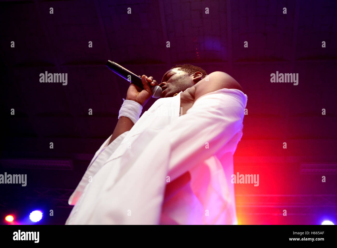 BARCELONA - JUN 20: Zebra Katz (stage name of the rapper Ojay Morgan ...