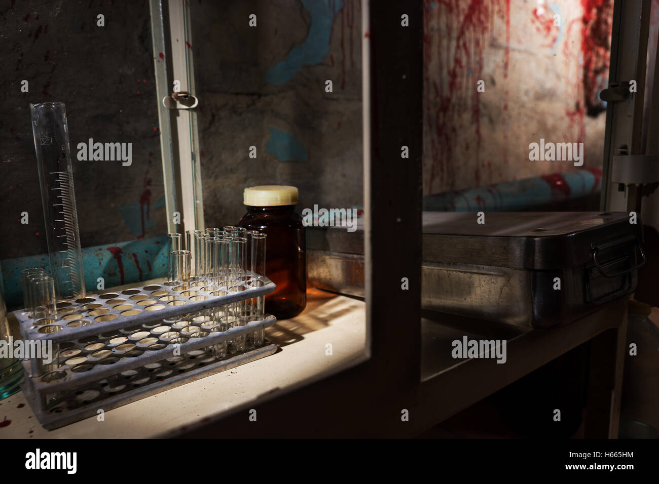 Blood stained walls hi-res stock photography and images - Alamy