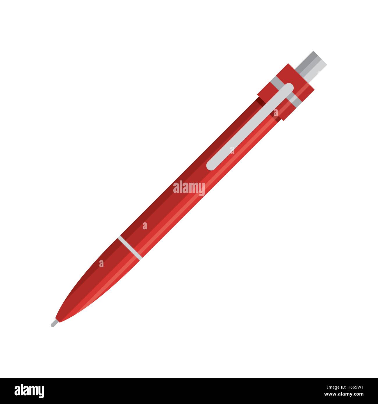 pen office supply isolated icon Stock Vector Image & Art - Alamy
