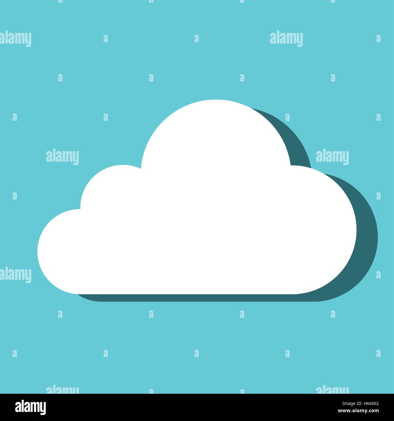 cloud computing symbol isolated Stock Vector Image & Art - Alamy