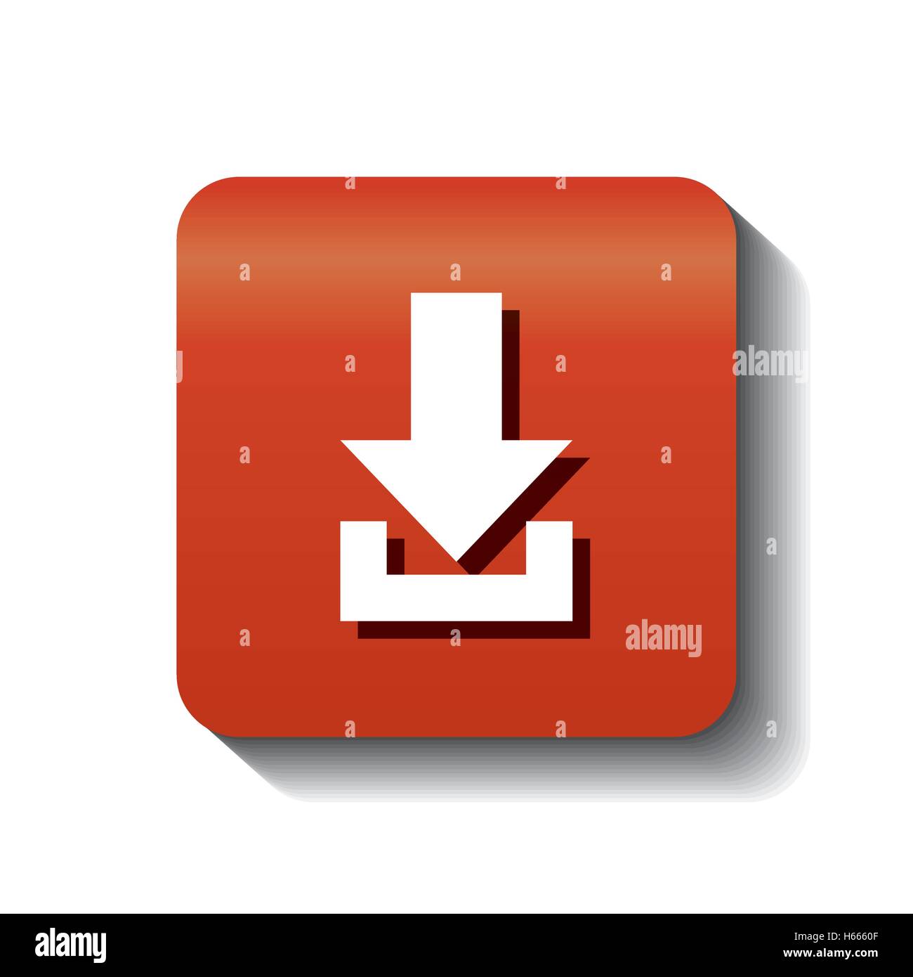 arrow download symbol isolated icon Stock Vector Image & Art - Alamy