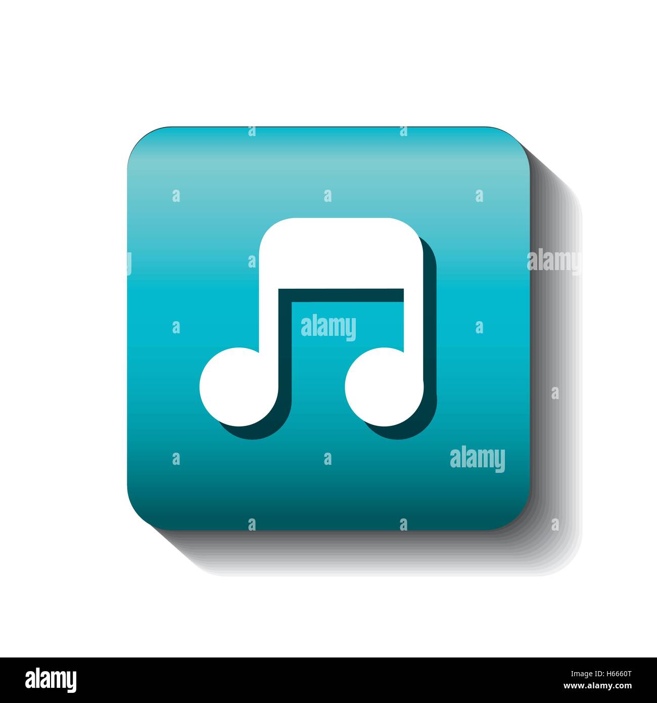music note sound isolated icon Stock Vector Image & Art - Alamy