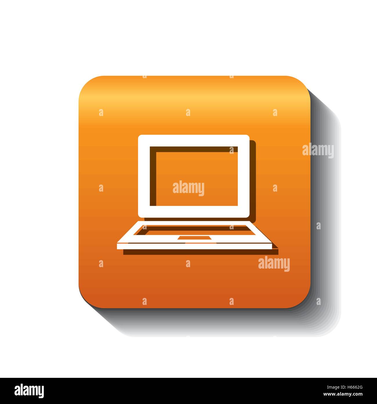 computer laptop technology isolated icon Stock Vector Image & Art - Alamy