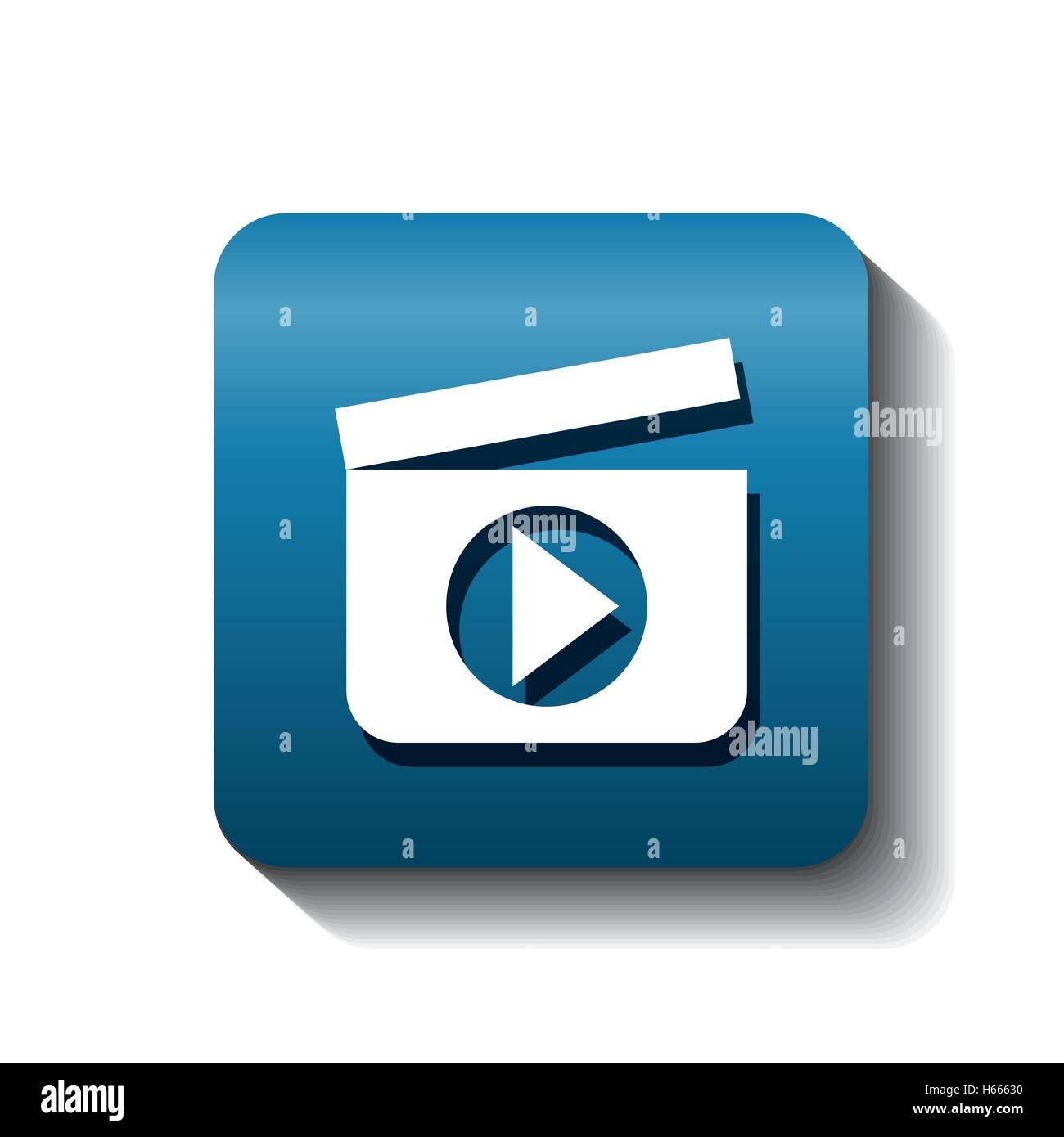 media player symbol isolated icon Stock Vector Image & Art - Alamy