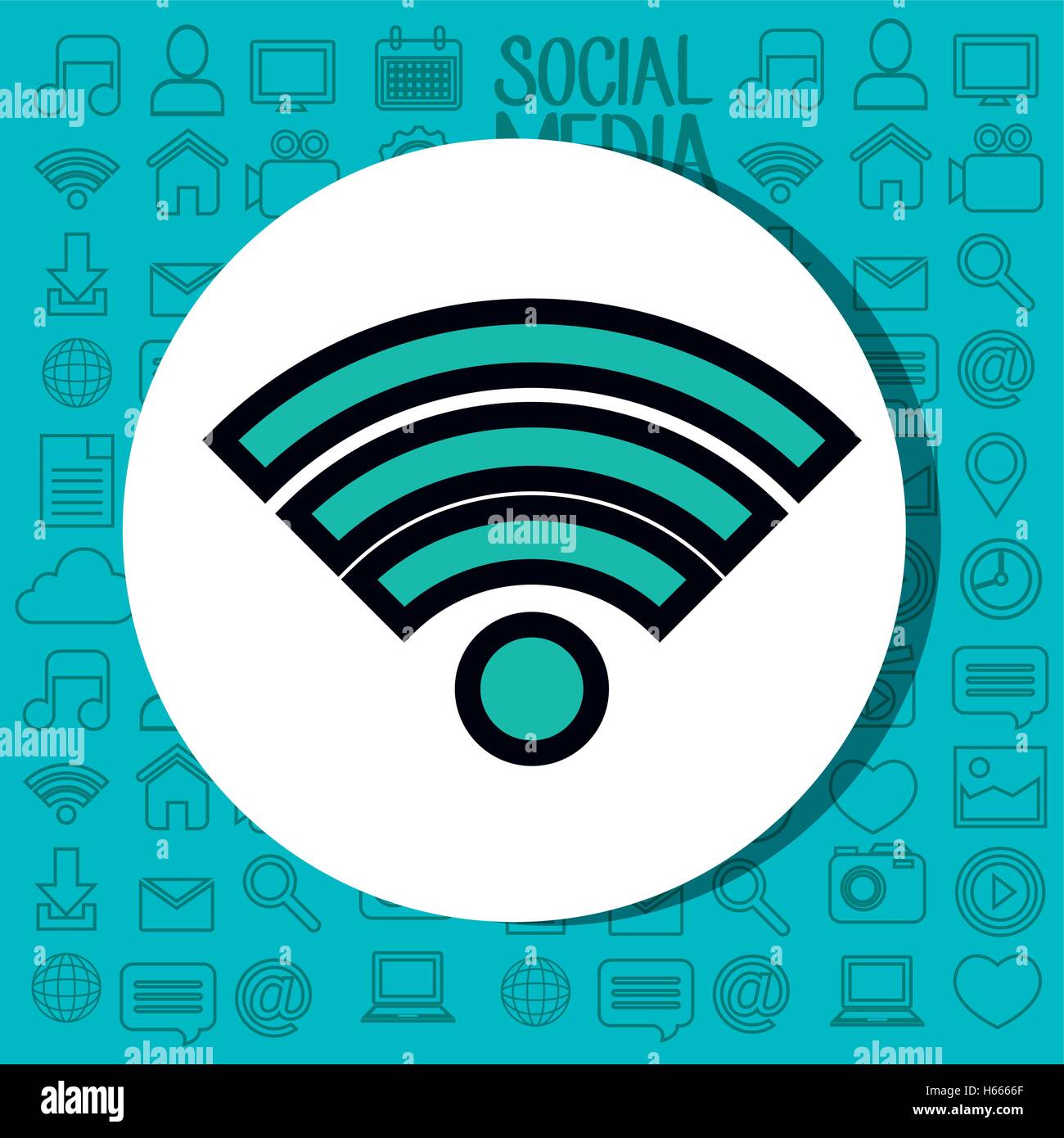 wifi connection sign isolated icon Stock Vector Image & Art - Alamy