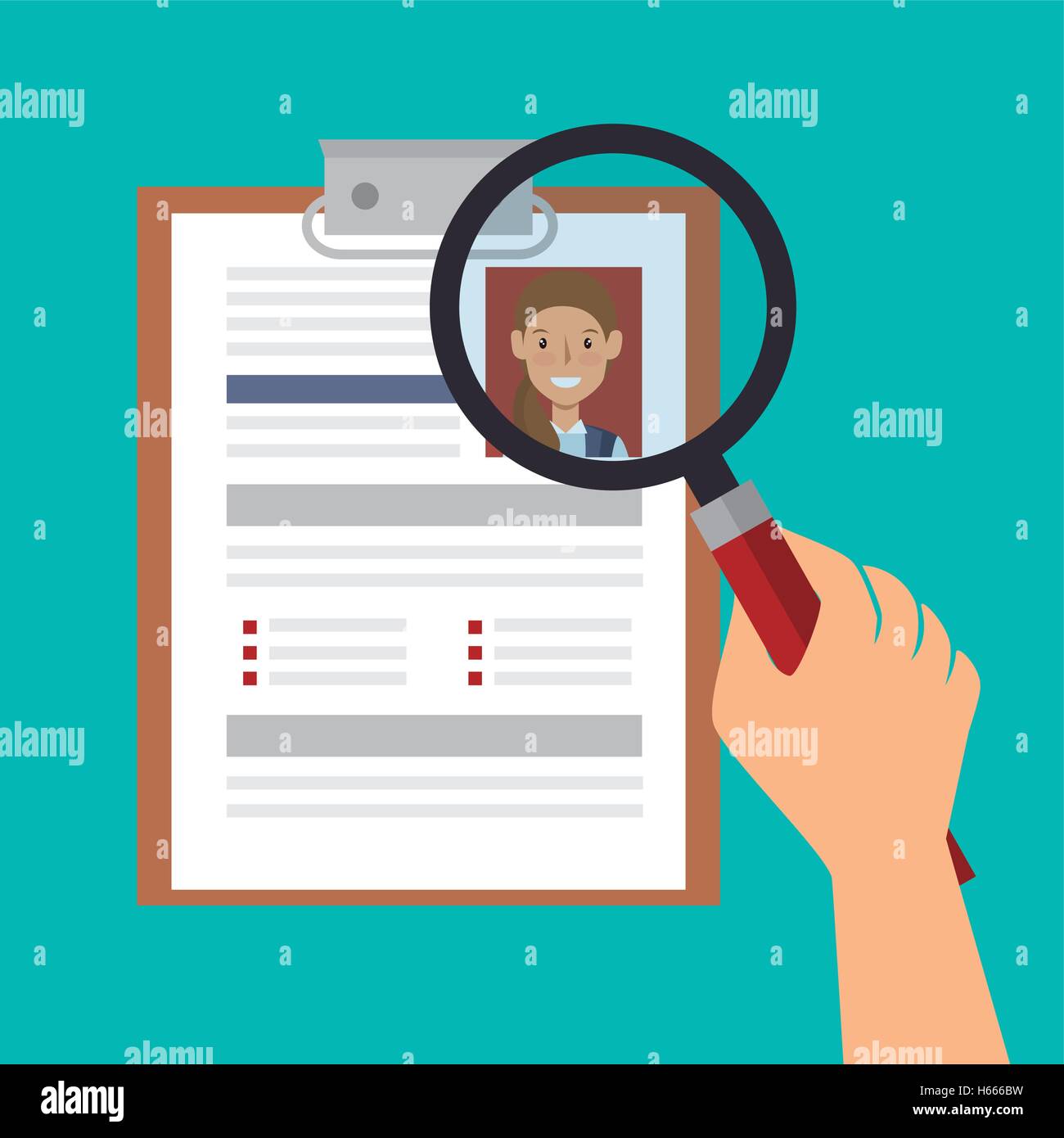 cv document paper isolated icon Stock Vector Image & Art - Alamy