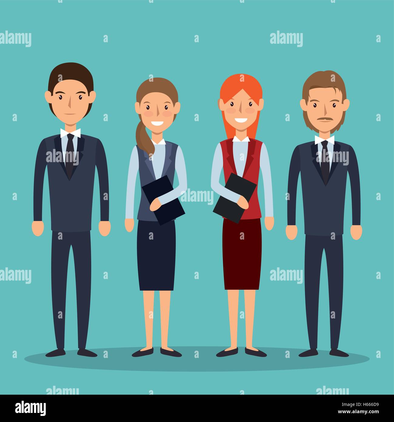 business people avatars group Stock Vector Image & Art - Alamy