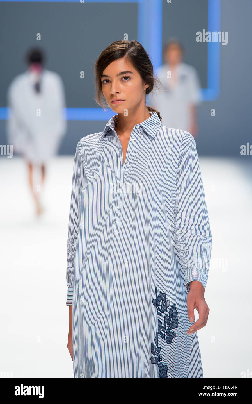 BARCELONA - JUN 30: A model walks the runway for the Lebor Gabala ...