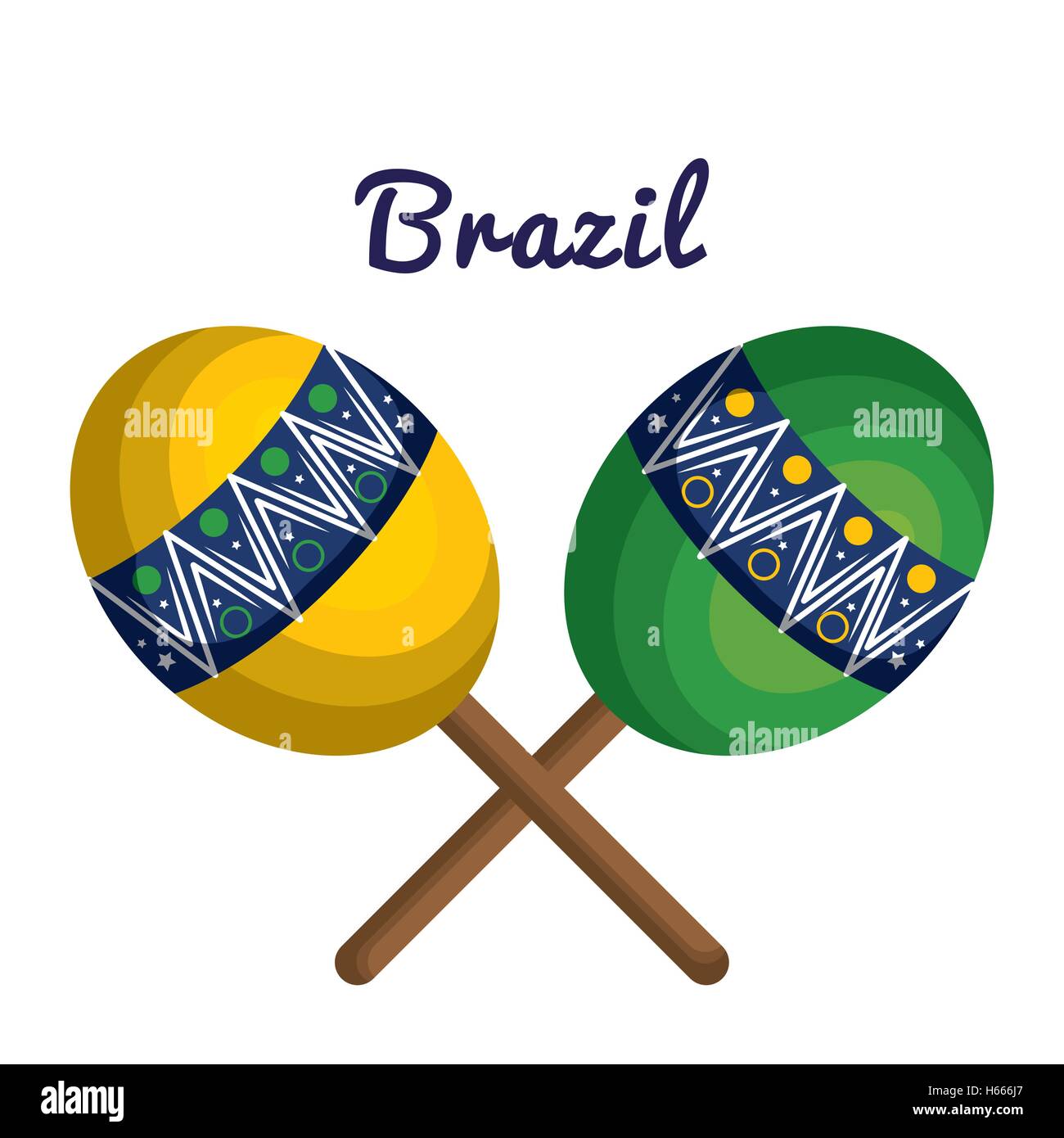 welcome to brazil representing icons Stock Vector Image & Art - Alamy