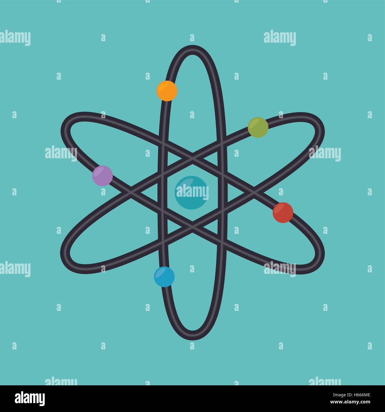 atom molecule isolated icon Stock Vector Image & Art - Alamy