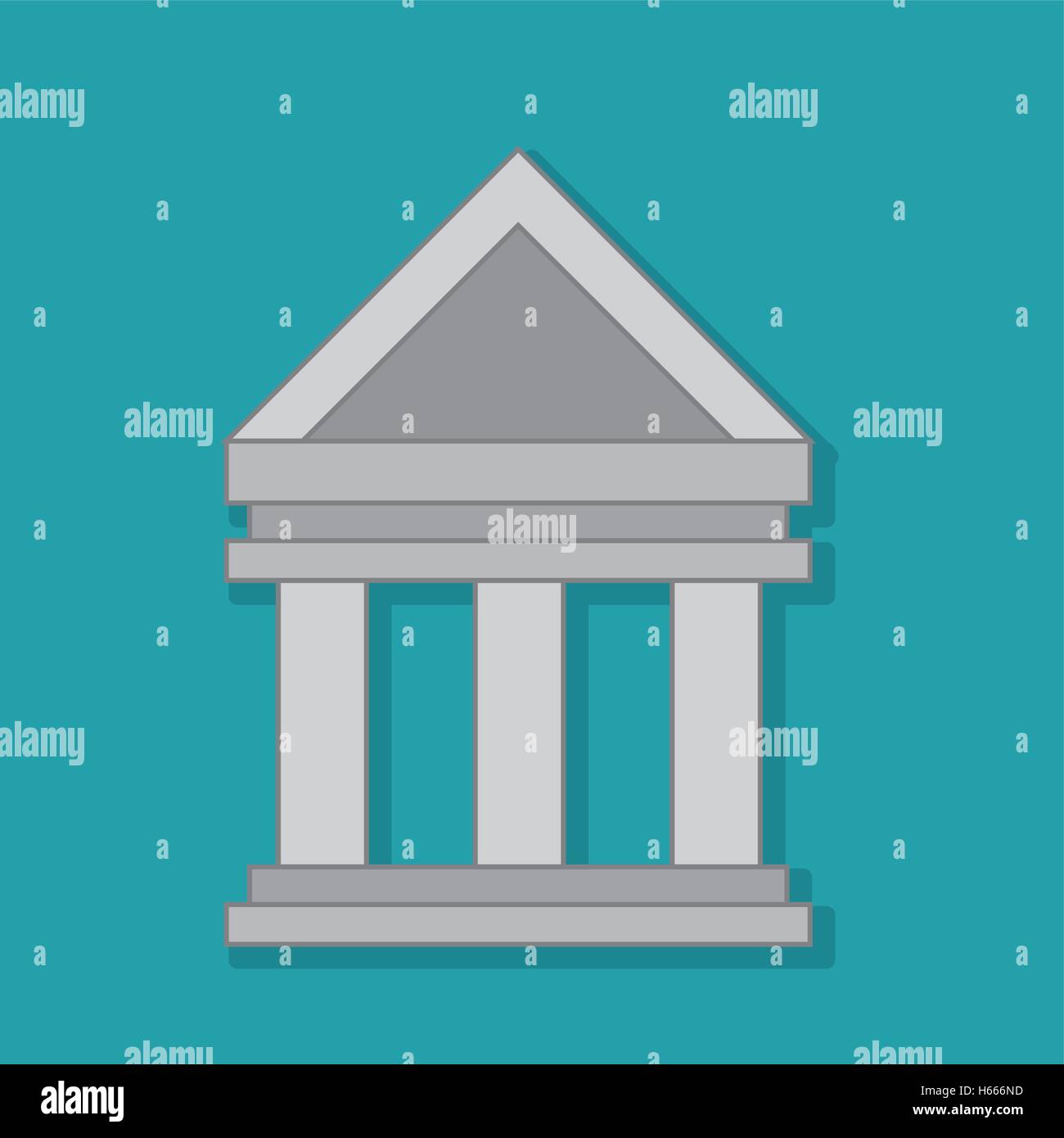 columns building isolated icon Stock Vector Image & Art - Alamy