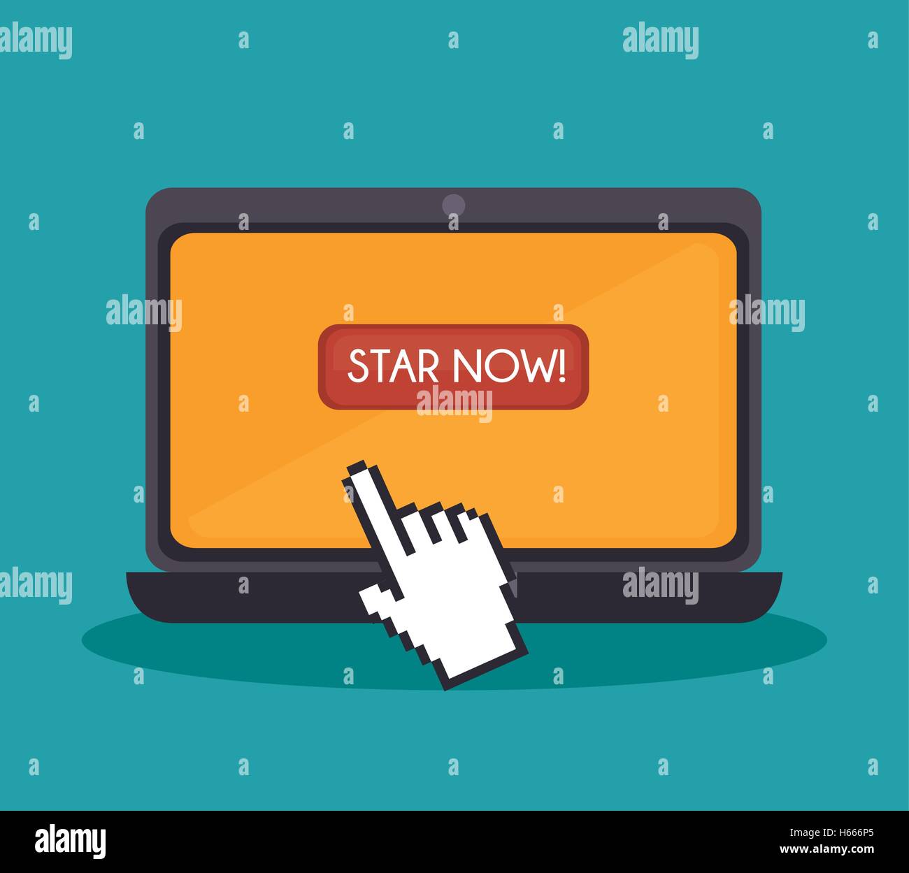 laptop computer portable device Stock Vector Image & Art - Alamy