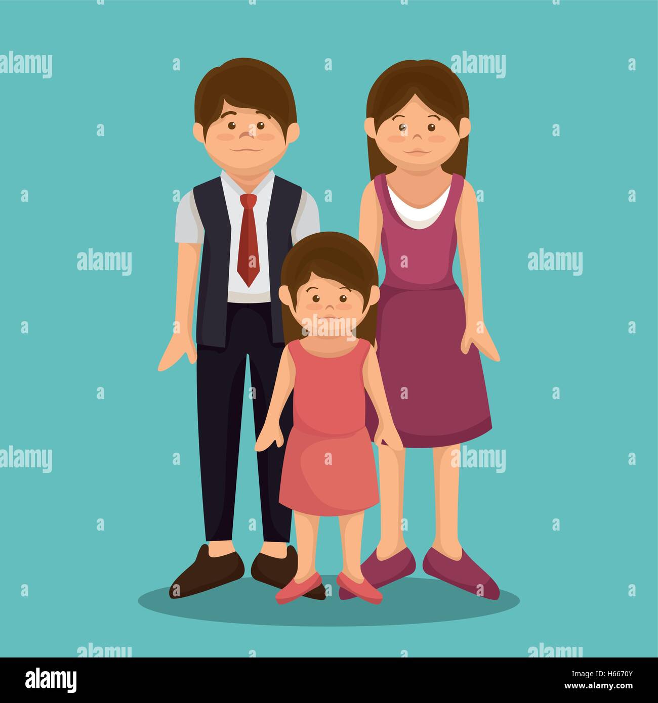 group family members characters Stock Vector Image & Art - Alamy