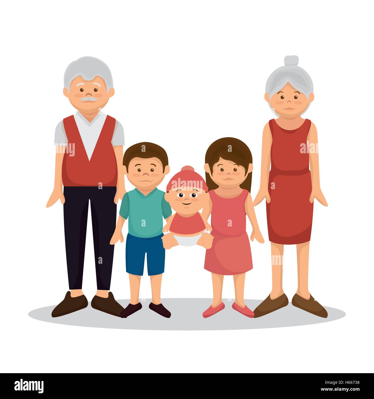 group family members characters Stock Vector Image & Art - Alamy