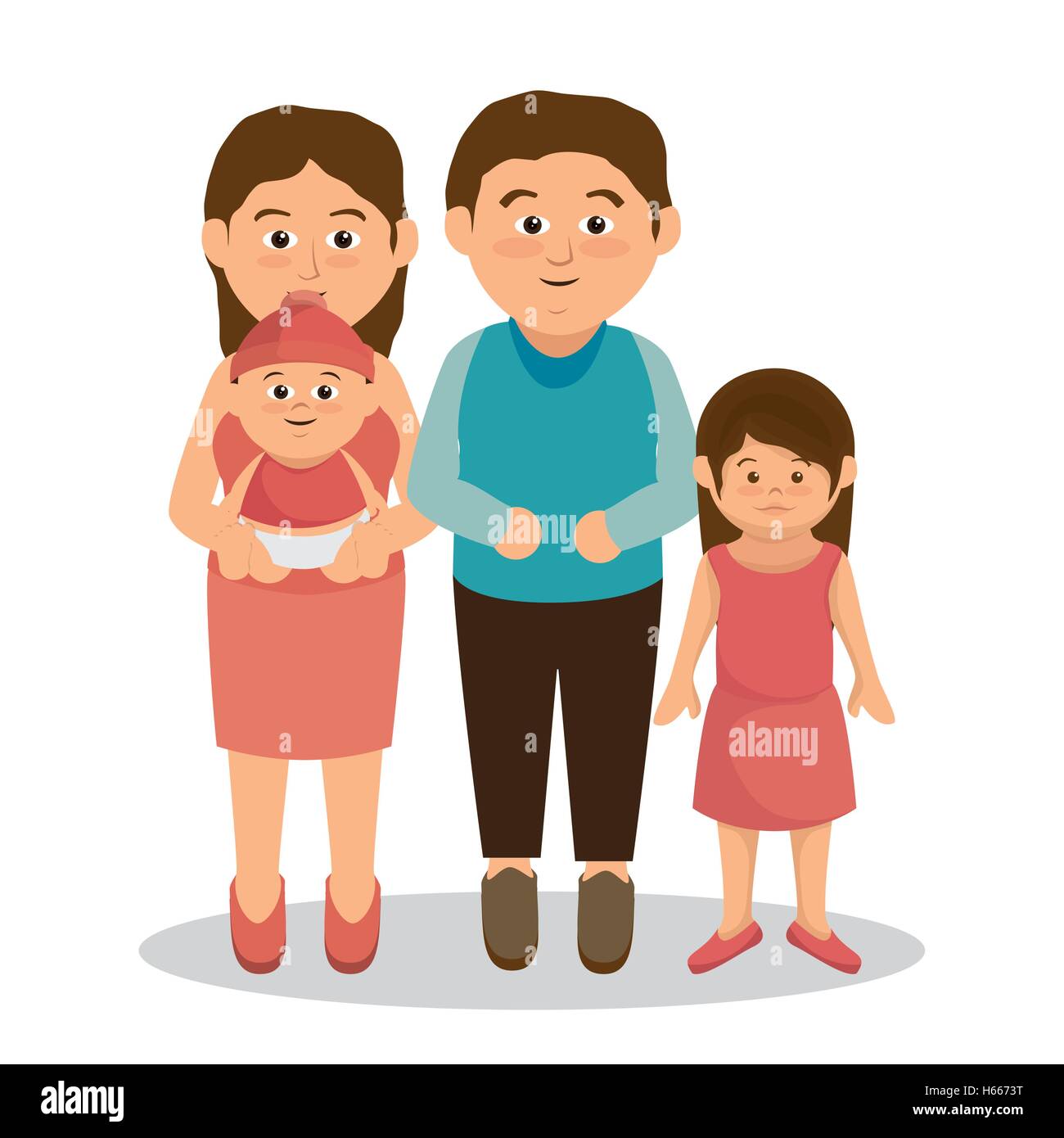 group family members characters Stock Vector Image & Art - Alamy