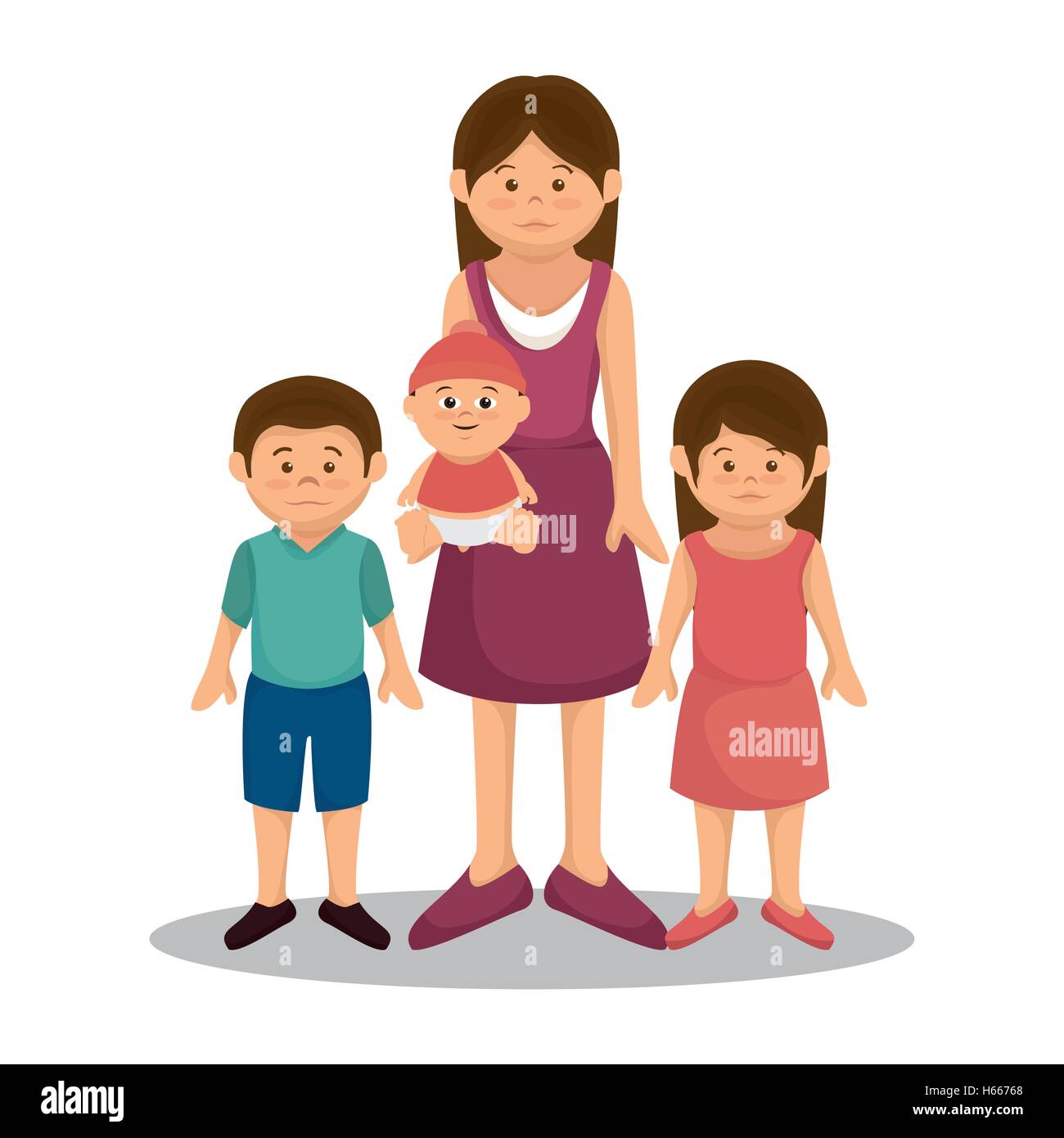 group family members characters Stock Vector Image & Art - Alamy