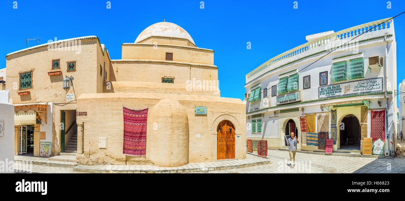 The Bir Barouta camel powered well is the unique landmark, and holy ...