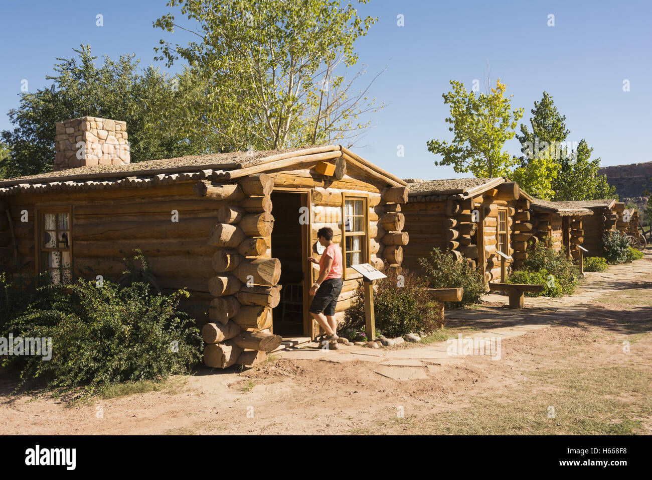 Utah, Bluff, Bluff Fort Historic Site Stock Photo - Alamy