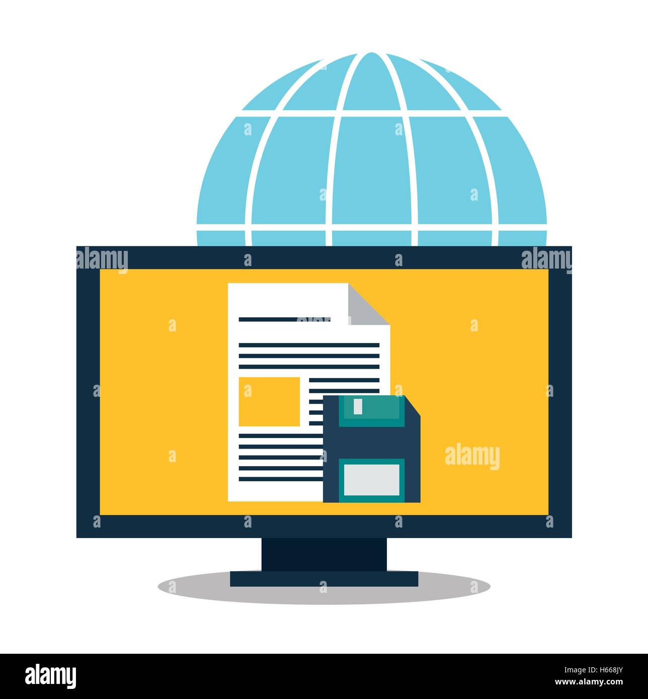 Computer and digital marketing design Stock Vector Image & Art - Alamy