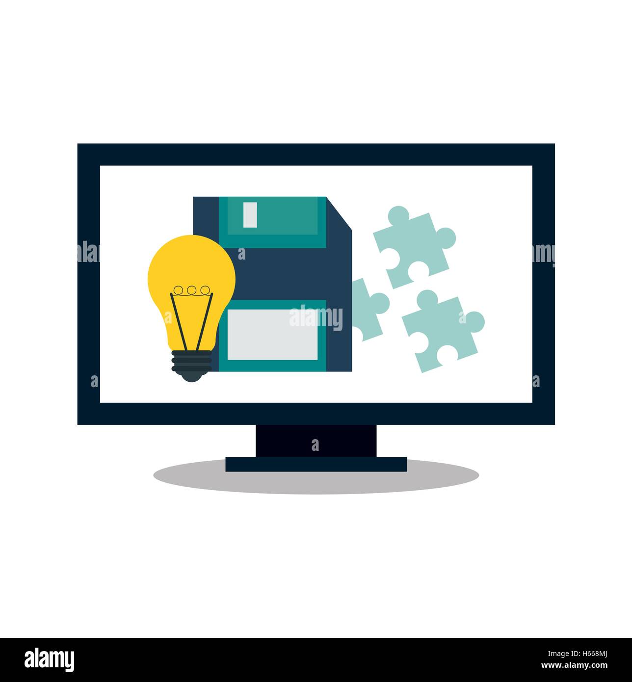 Computer and digital marketing design Stock Vector Image & Art - Alamy