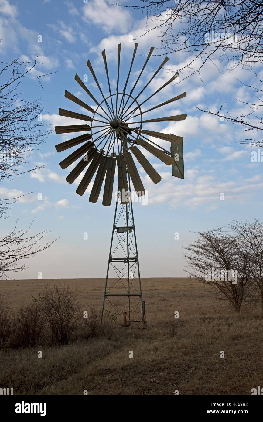 Kijito wind pump for pumping water installed at Masai Mara National ...