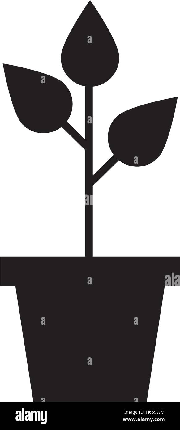 leafs plant ecology symbol Stock Vector Image & Art - Alamy