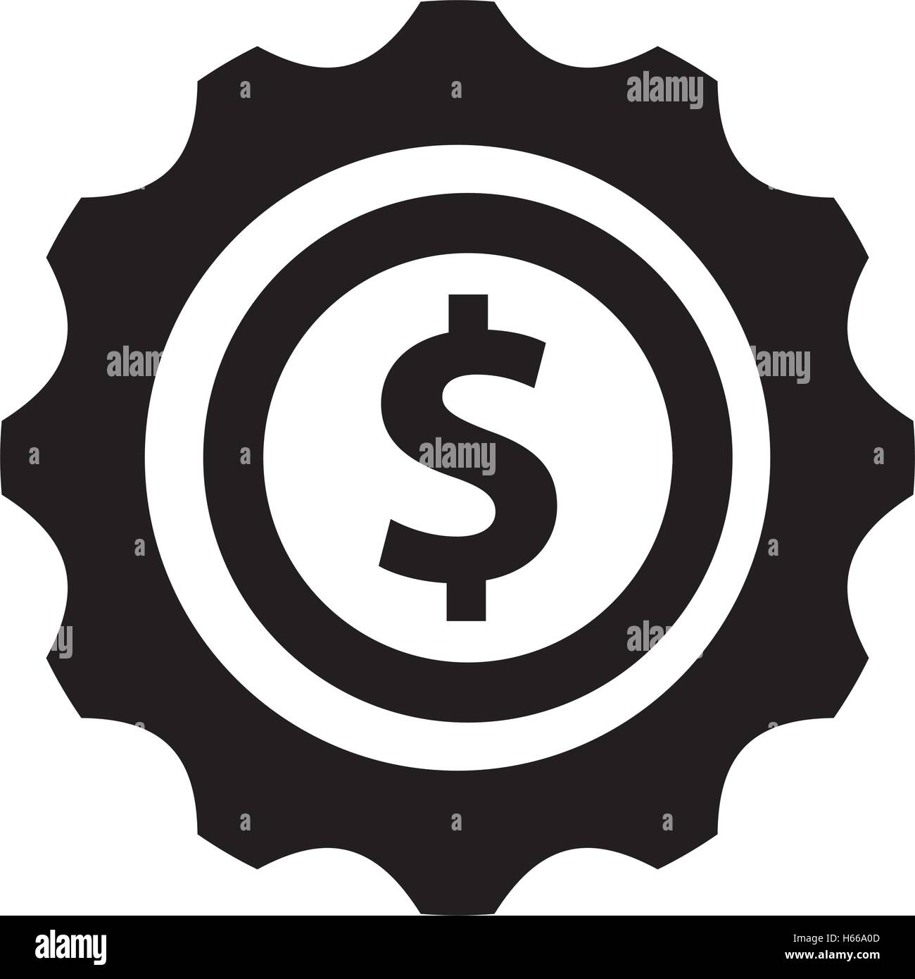 gears settings flat icon Stock Vector Image & Art - Alamy