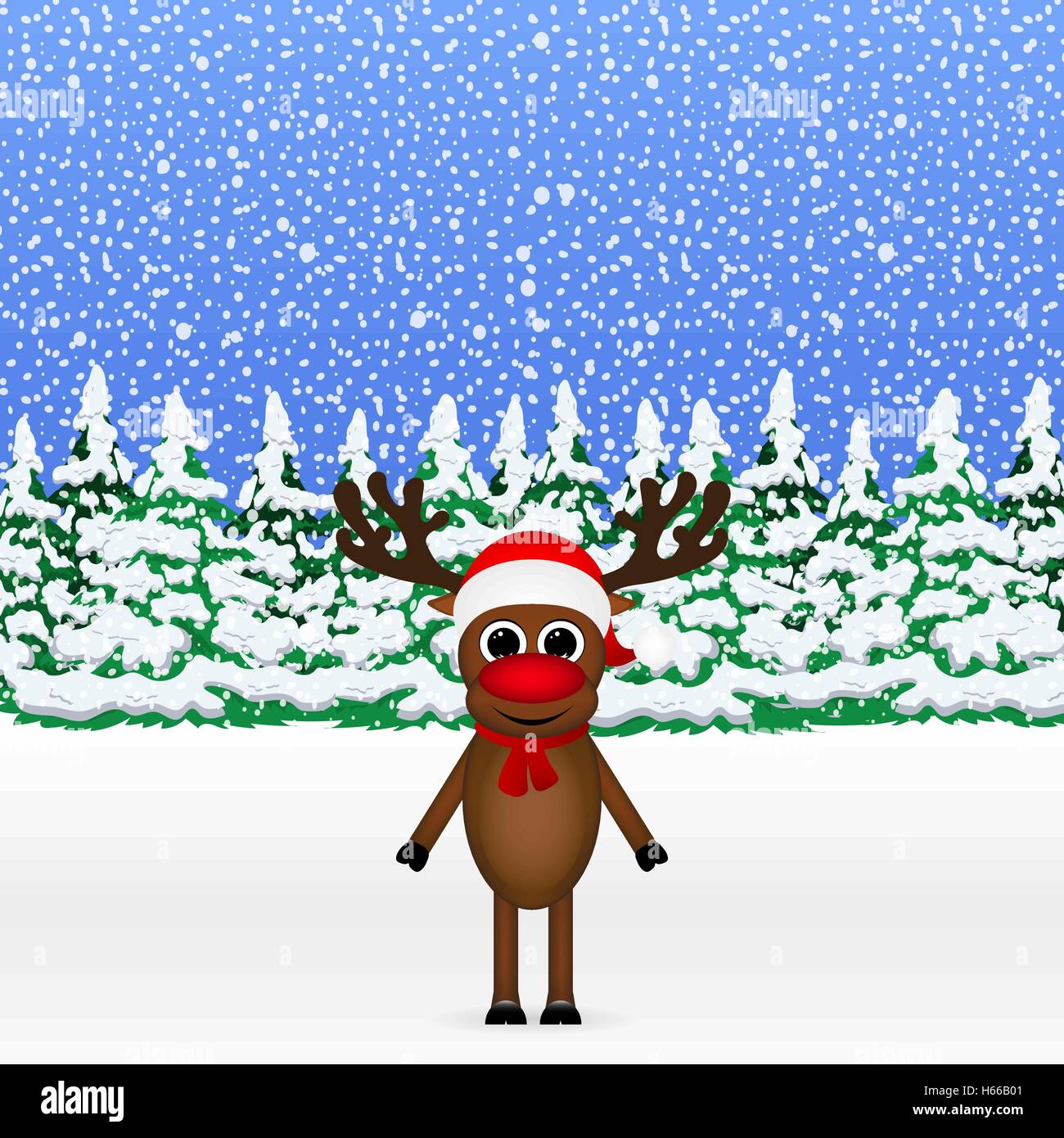Cartoon reindeer hi-res stock photography and images - Alamy