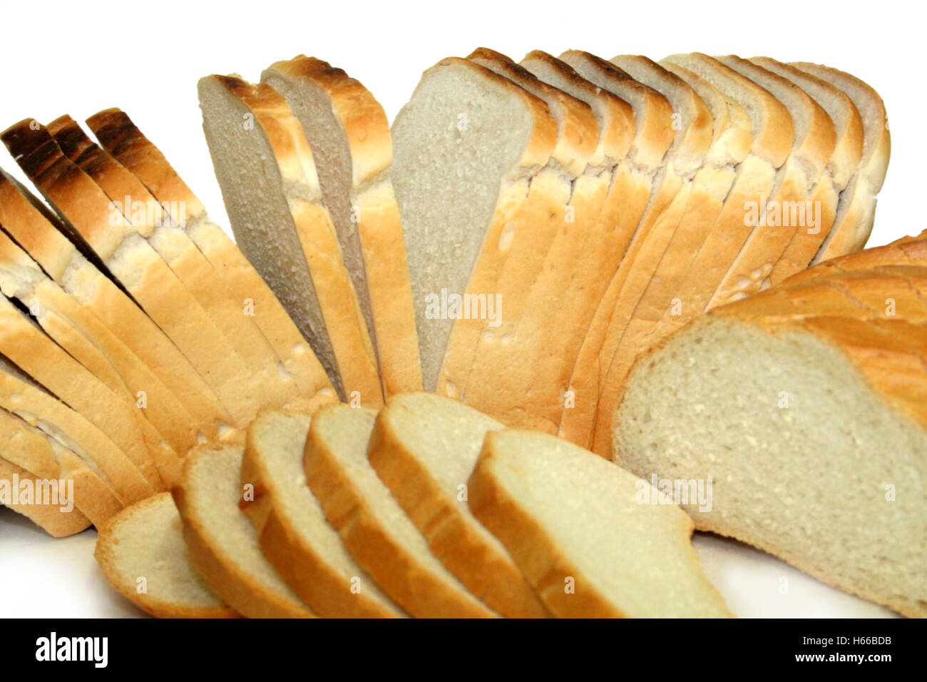 Sliced Loaf Bread Stock Photo - Alamy