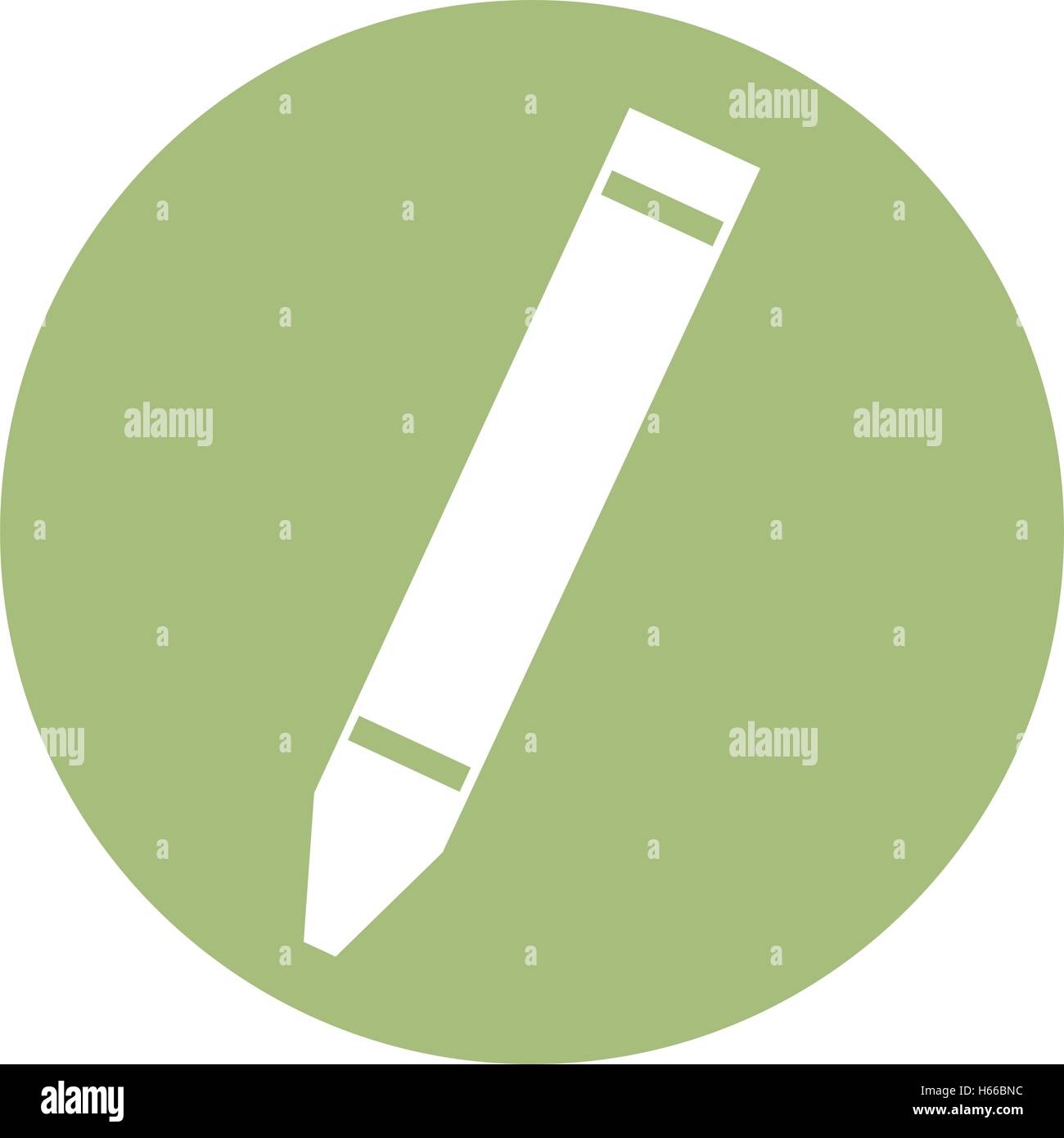 color crayon isolated icon Stock Vector Image & Art - Alamy