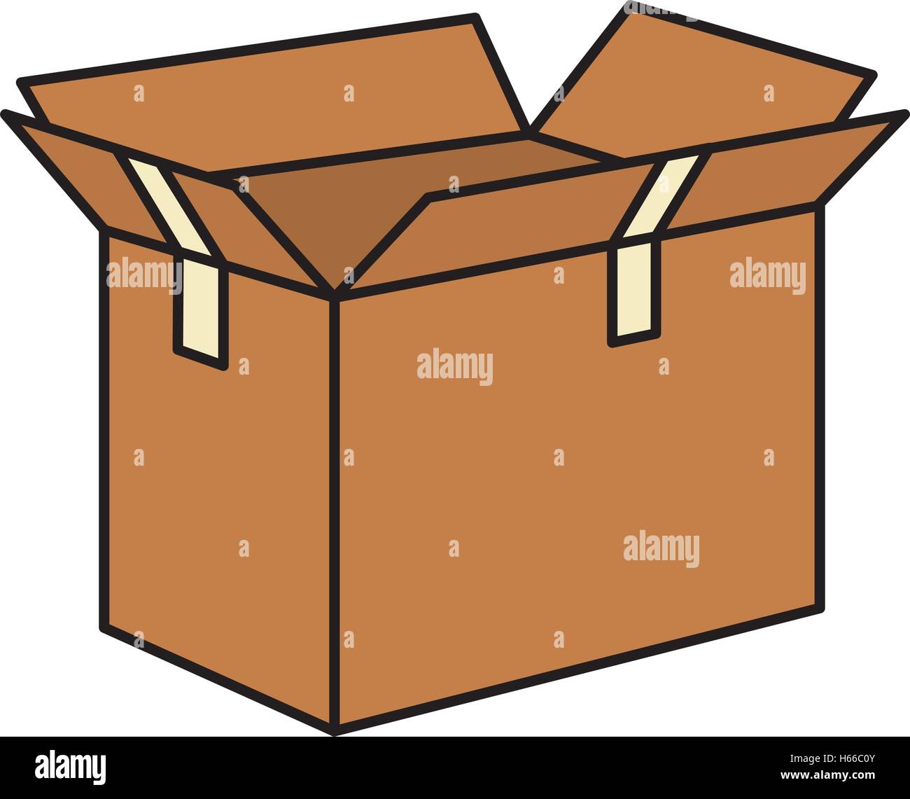 carton box packing isolated icon Stock Vector Image & Art - Alamy