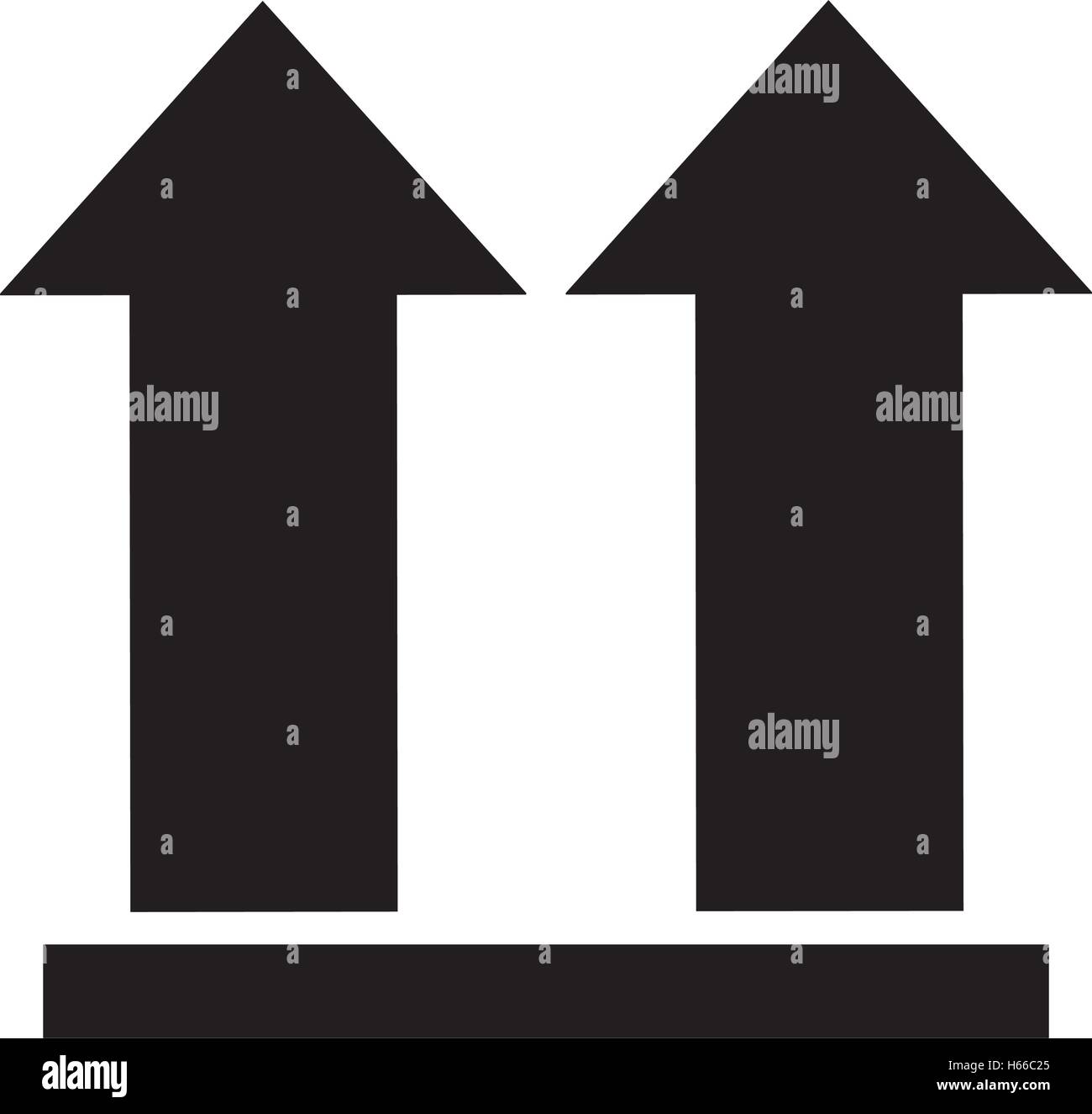 arrows side up symbol Stock Vector Image & Art - Alamy