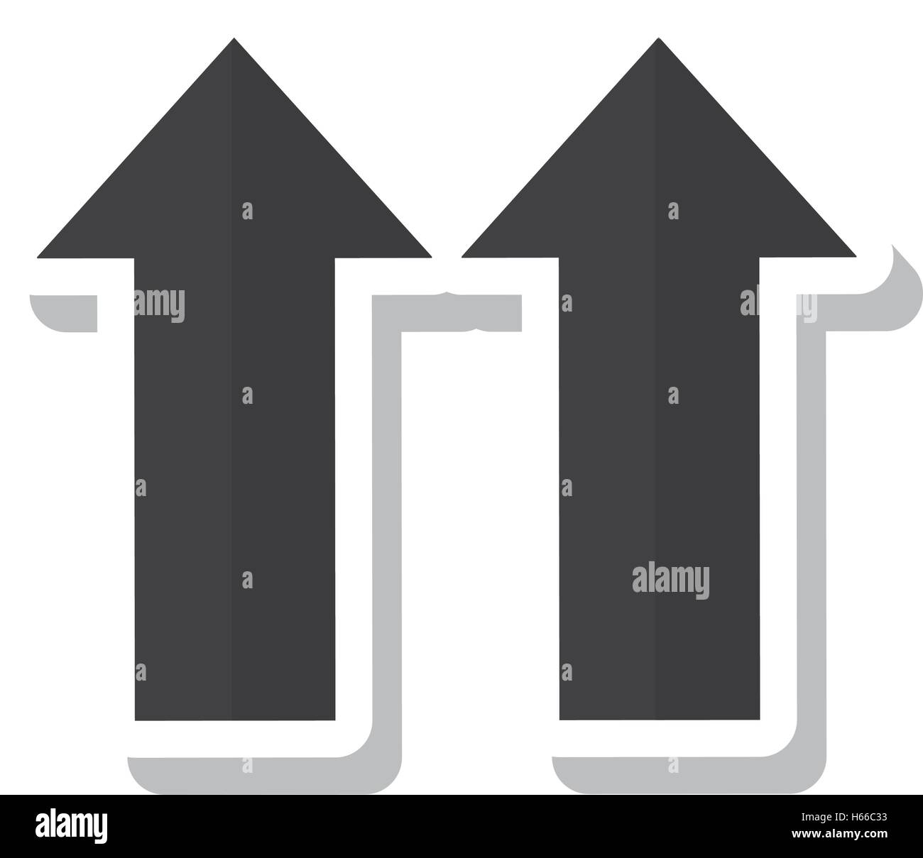 arrows side up symbol Stock Vector Image & Art - Alamy