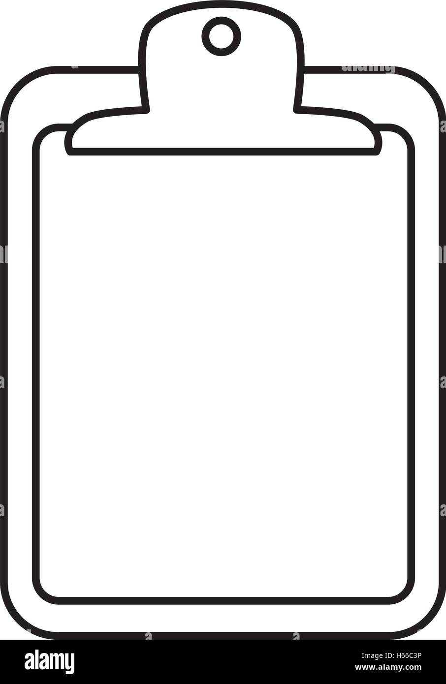 clipboard paper order isolated icon Stock Vector Image & Art - Alamy