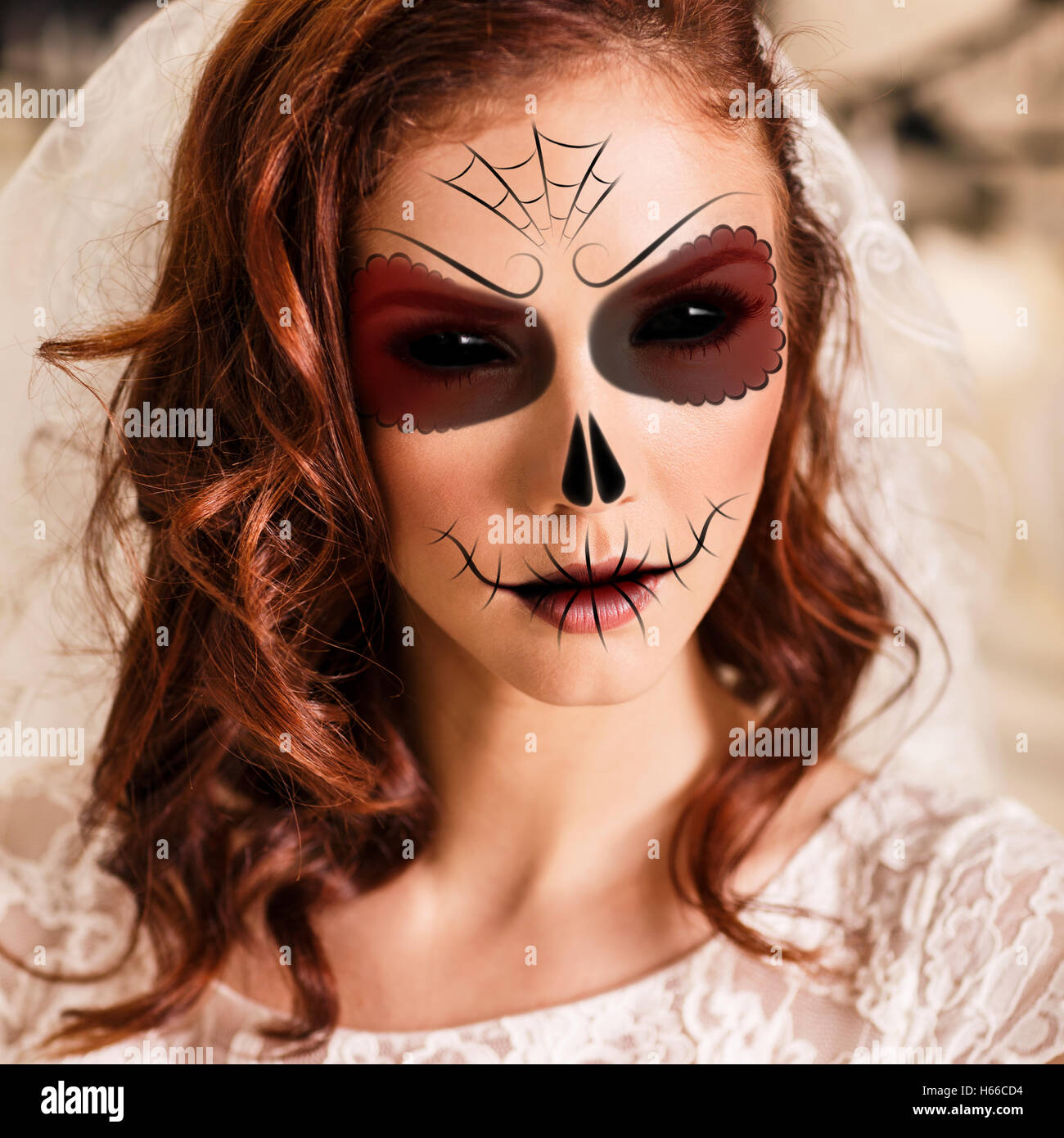Skull bride hi-res stock photography and images - Alamy