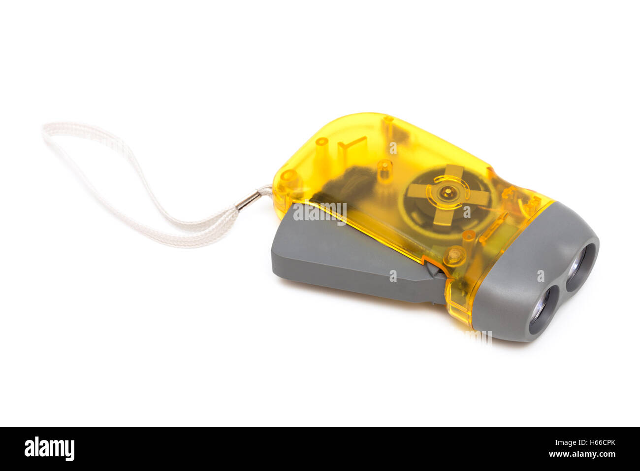 Modern electric torch on a white background Stock Photo - Alamy