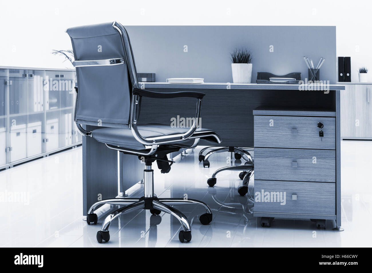 beautiful furniture in a modern office Stock Photo - Alamy
