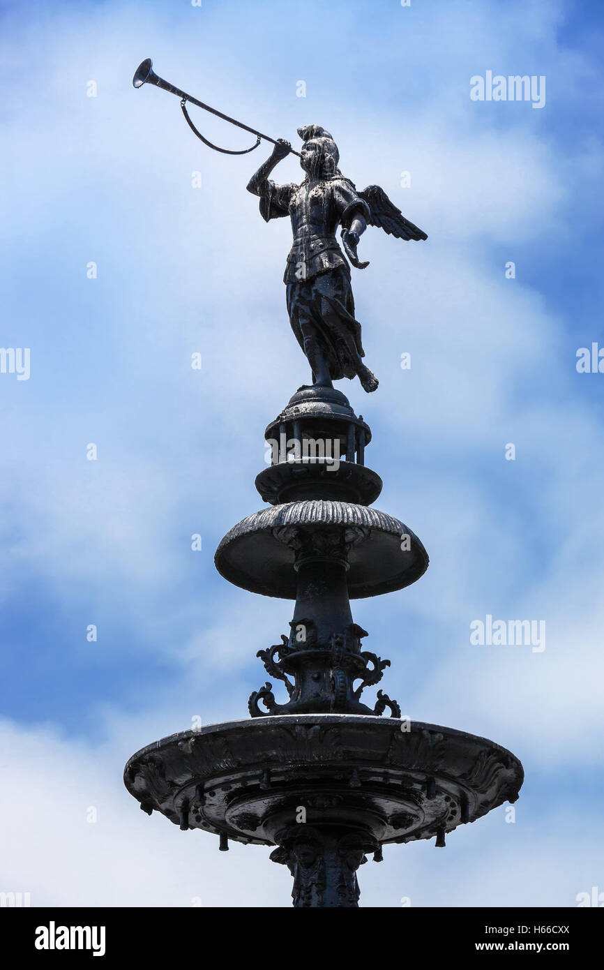 sculpture on the historic fountain in Lima, Peru Stock Photo - Alamy