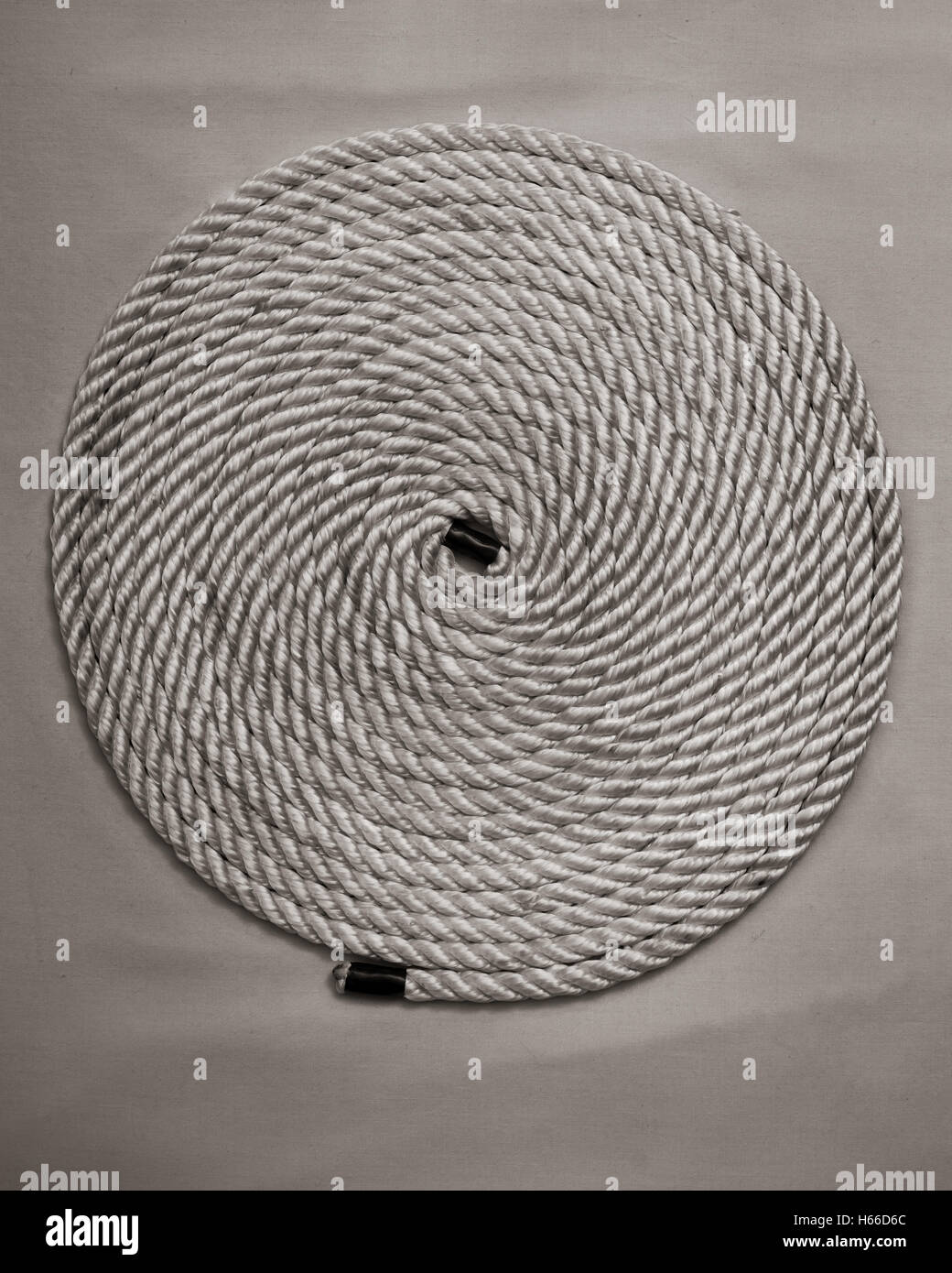 A coil of rope Stock Photo - Alamy